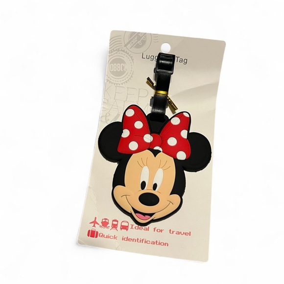Disney | Accessories | Disney Minnie Mouse Luggage Backpack Tag | Poshmark